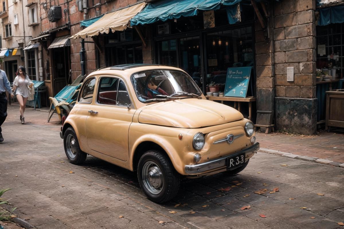 Fiat 500 - Lupin III - v1.0 | Stable Diffusion LoRA | Civitai