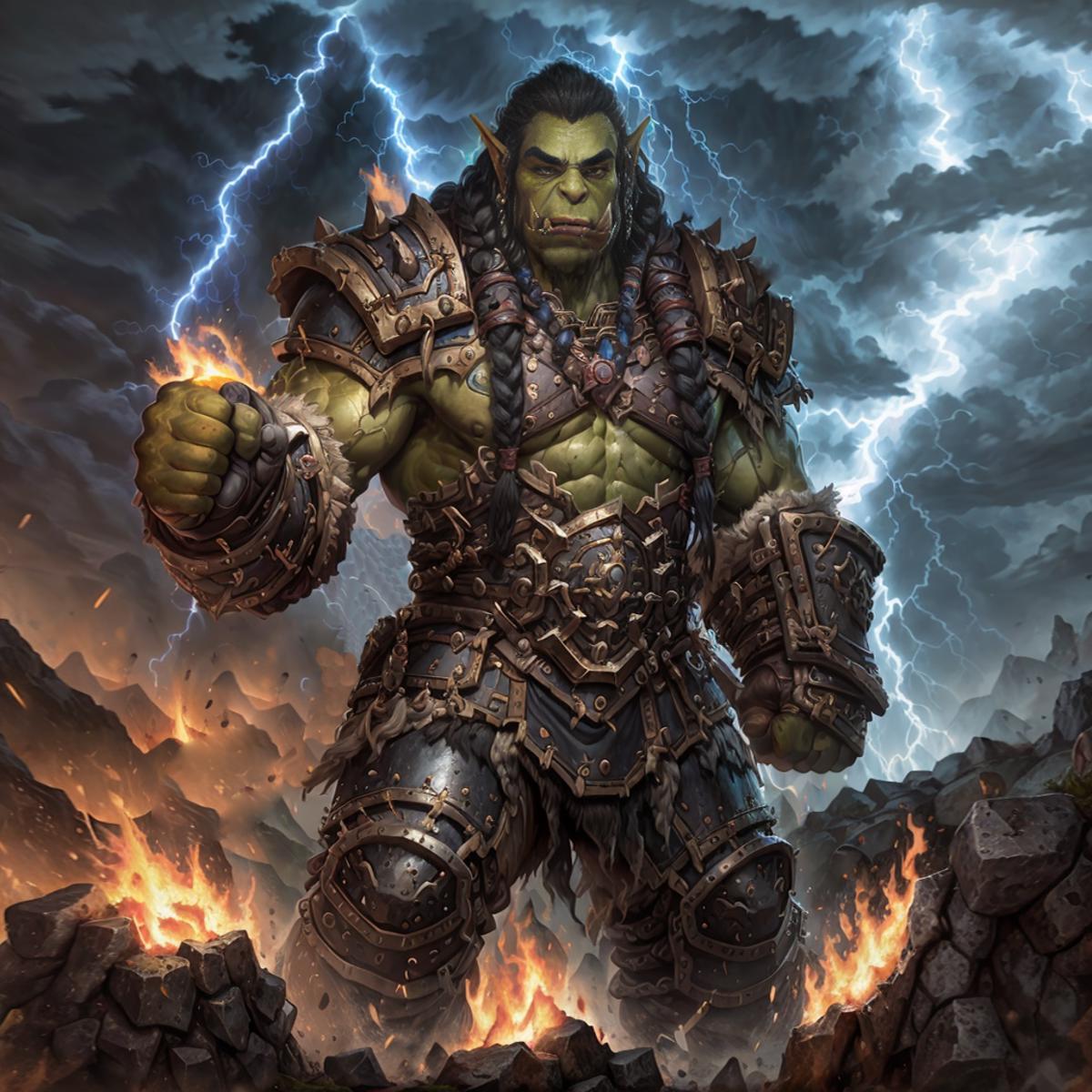 SC_World of Warcraft_Thrall - v1.0 | Stable Diffusion LoRA | Civitai