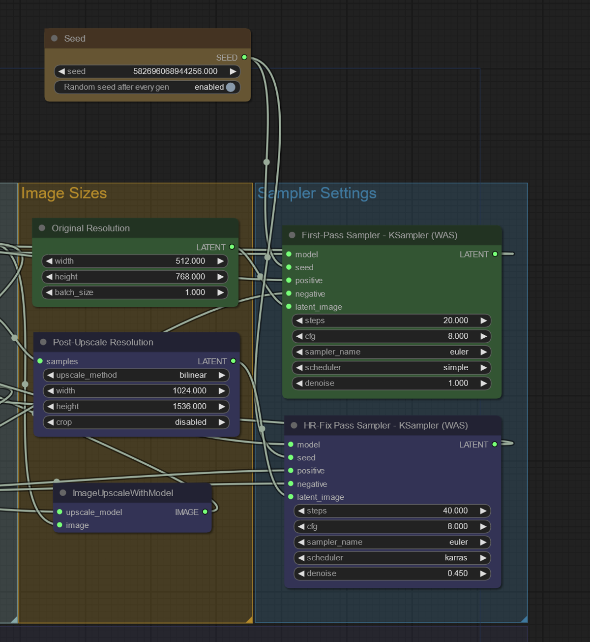 WAS Node Suite - ComfyUI - Legacy - External Seed KSampler v1 | Stable Diffusion Other | Civitai
