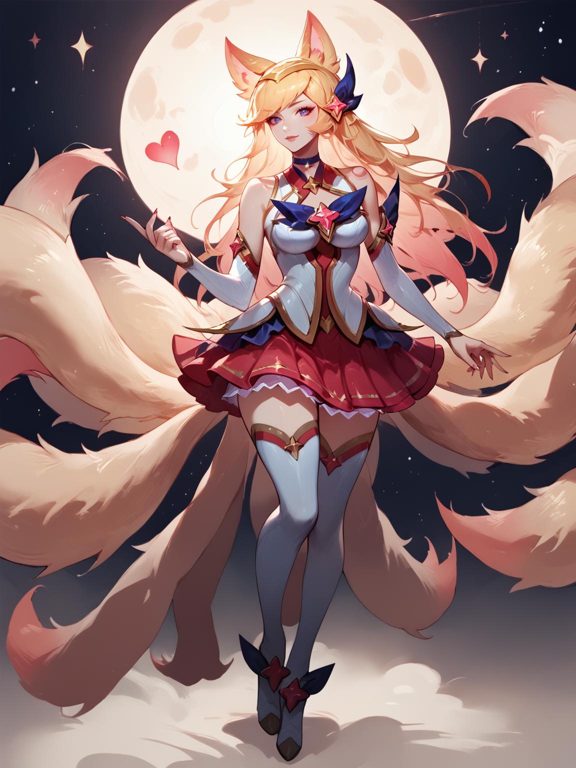 Ahri Star Guardian - Leaugue of Legends - PonyXL - v1.0 | Stable Diffusion LoRA | Civitai