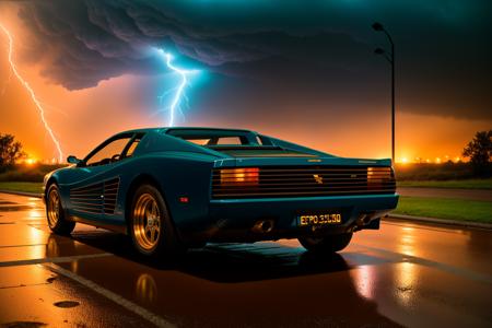 Ferrari Testarossa - Ferrari Testarossa | Stable Diffusion LoRA | Civitai