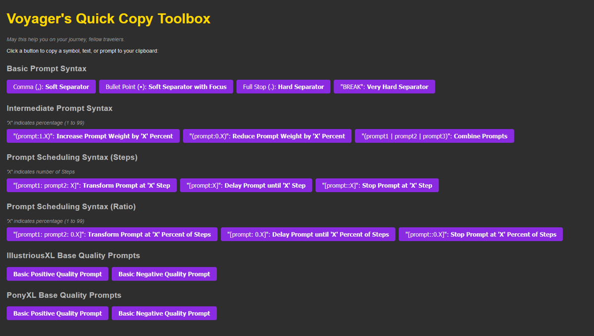 Voyager's Quick Copy Toolbox | Civitai