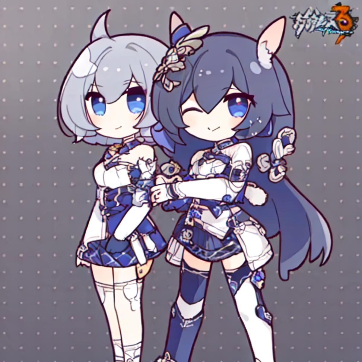honkaiimpact3 Chibi style（崩坏3 q版画风模型） - v1.0 | Stable Diffusion LoRA ...