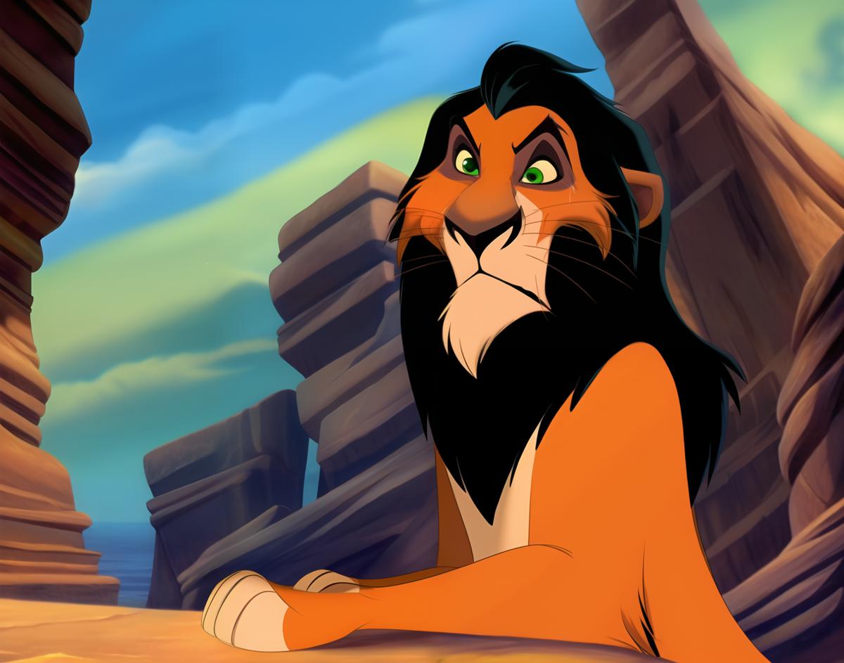 Scar (The Lion King) - LoRA - v1.0 | Stable Diffusion LoRA | Civitai