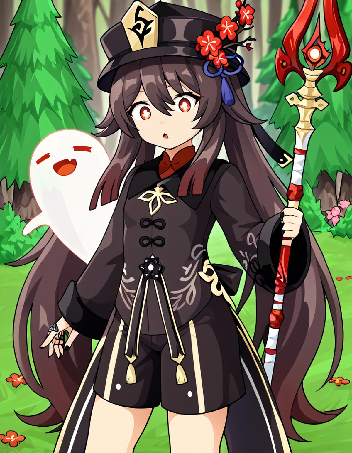 Hu tao, Boo & staff of Homa (Genshin Impact) - v1.0 | Stable Diffusion LoRA | Civitai