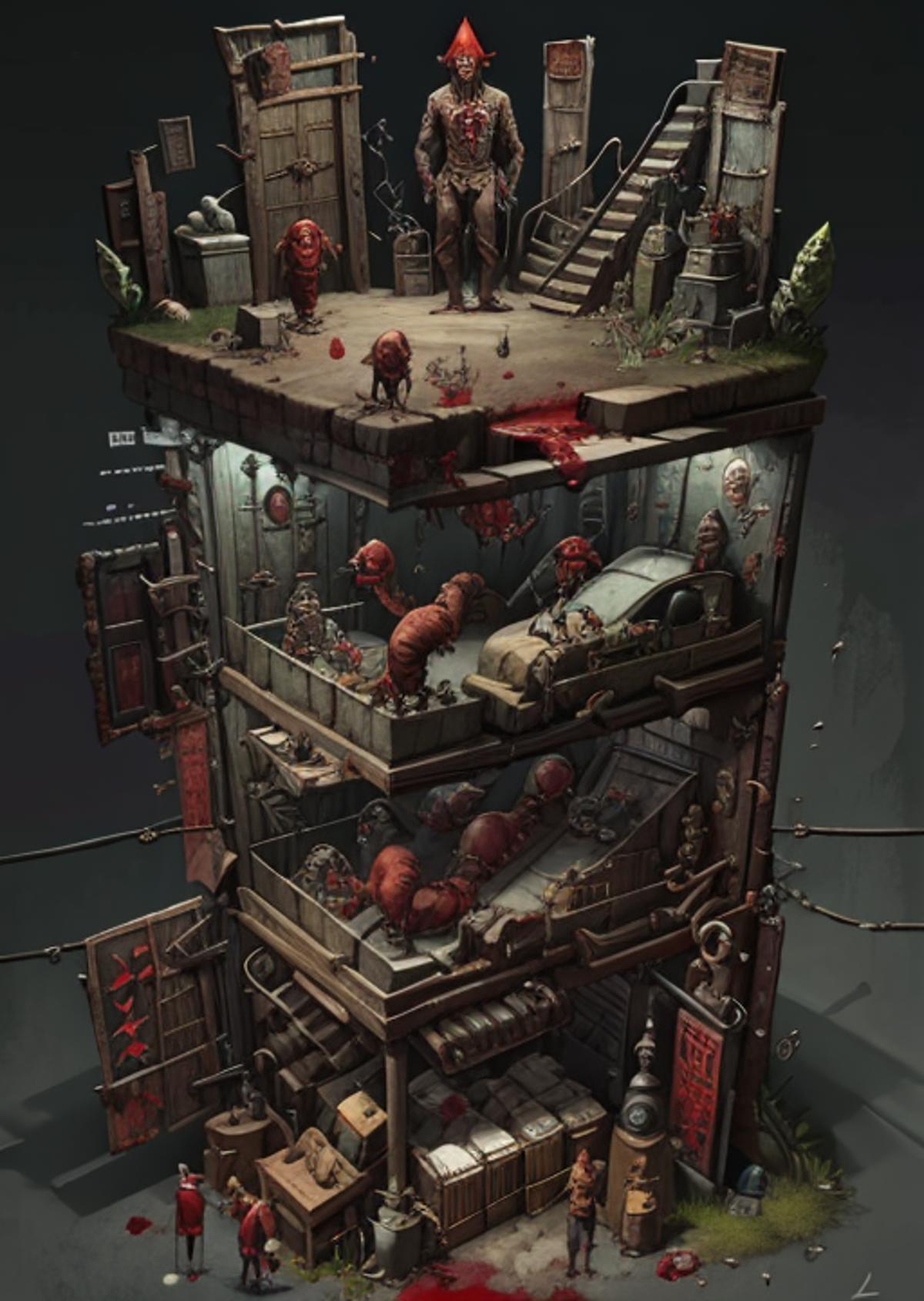 Table Rpg / D&D Maps - Isometric - Tower - v1.0 | Stable Diffusion LoRA | Civitai