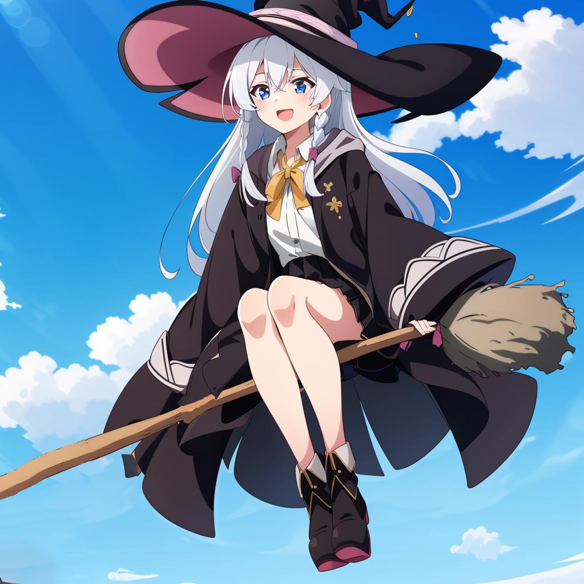 Majo no Tabitabi Elaina イレイナ 伊蕾娜 魔女の旅々 - v1.0 | Stable Diffusion LoRA | Civitai