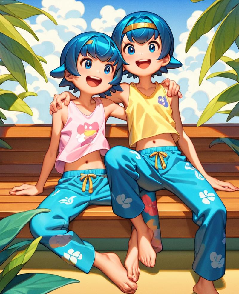 Harper and Sarah Pokemon - SDXL - Pony v1.0 Showcase | Civitai