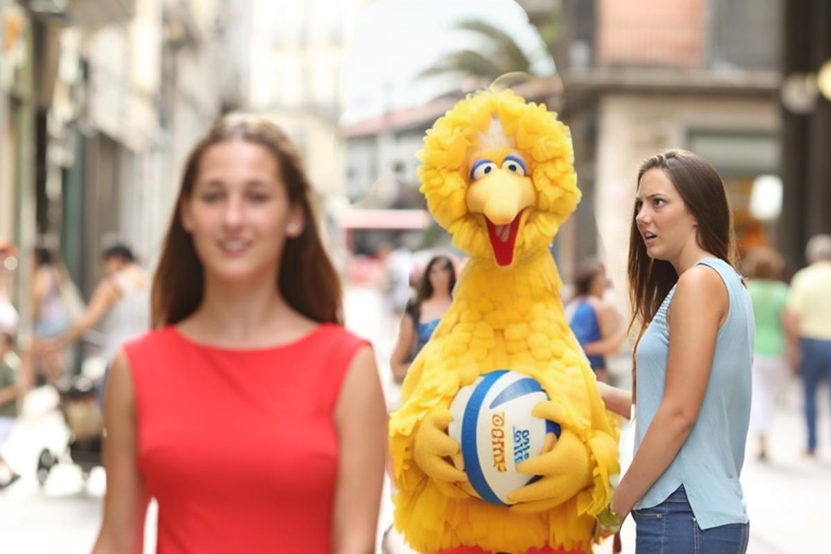 Big bird from Sesame Street - v1.0 Showcase | Civitai