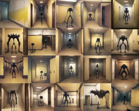 Backrooms - Bacteria / Void Monster / Urban Legend / Evil Robot ...