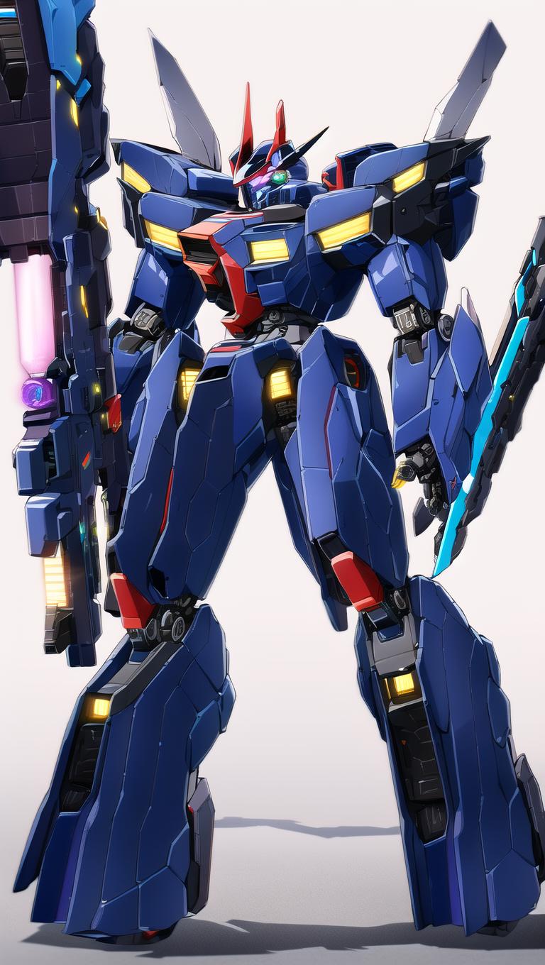 Super robot diffusion(Gundam, EVA, ARMORED CORE, BATTLE TECH like mecha lora) - v1.0 | Stable ...