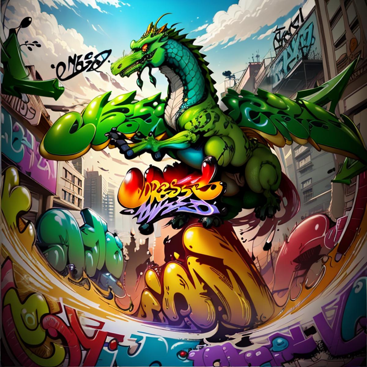 street graffiti - v1.0 | Stable Diffusion LoRA | Civitai