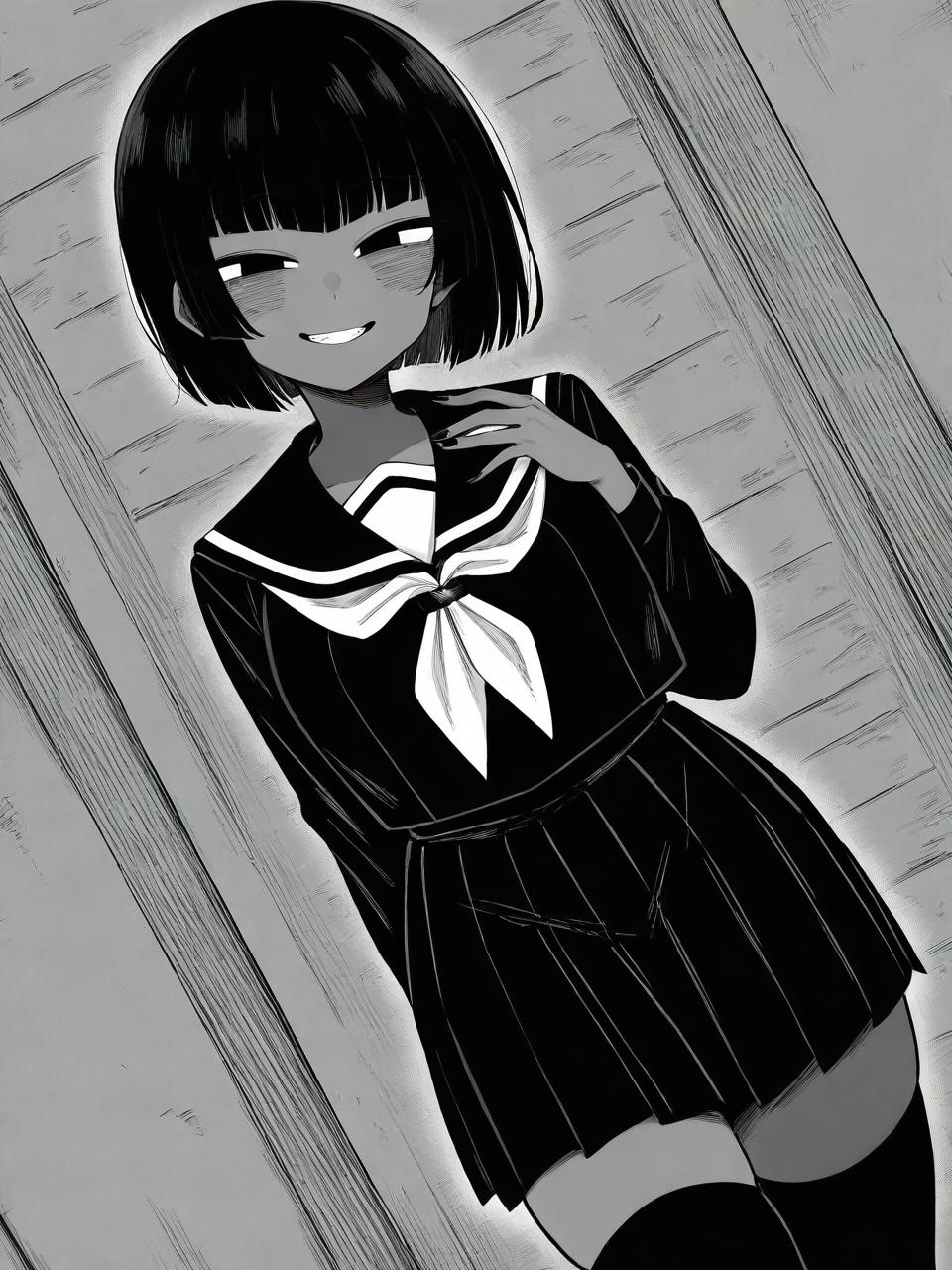 【Illustrious-XL v0.1】黒々さん / 黒々さんは今日も黒い - v0.1 Showcase | Civitai