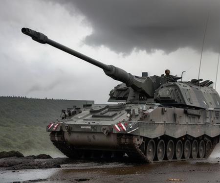 Pzh 2000 (Panzerhaubitze 2000) - Pzh2000_v1.0 | Stable Diffusion LoRA ...