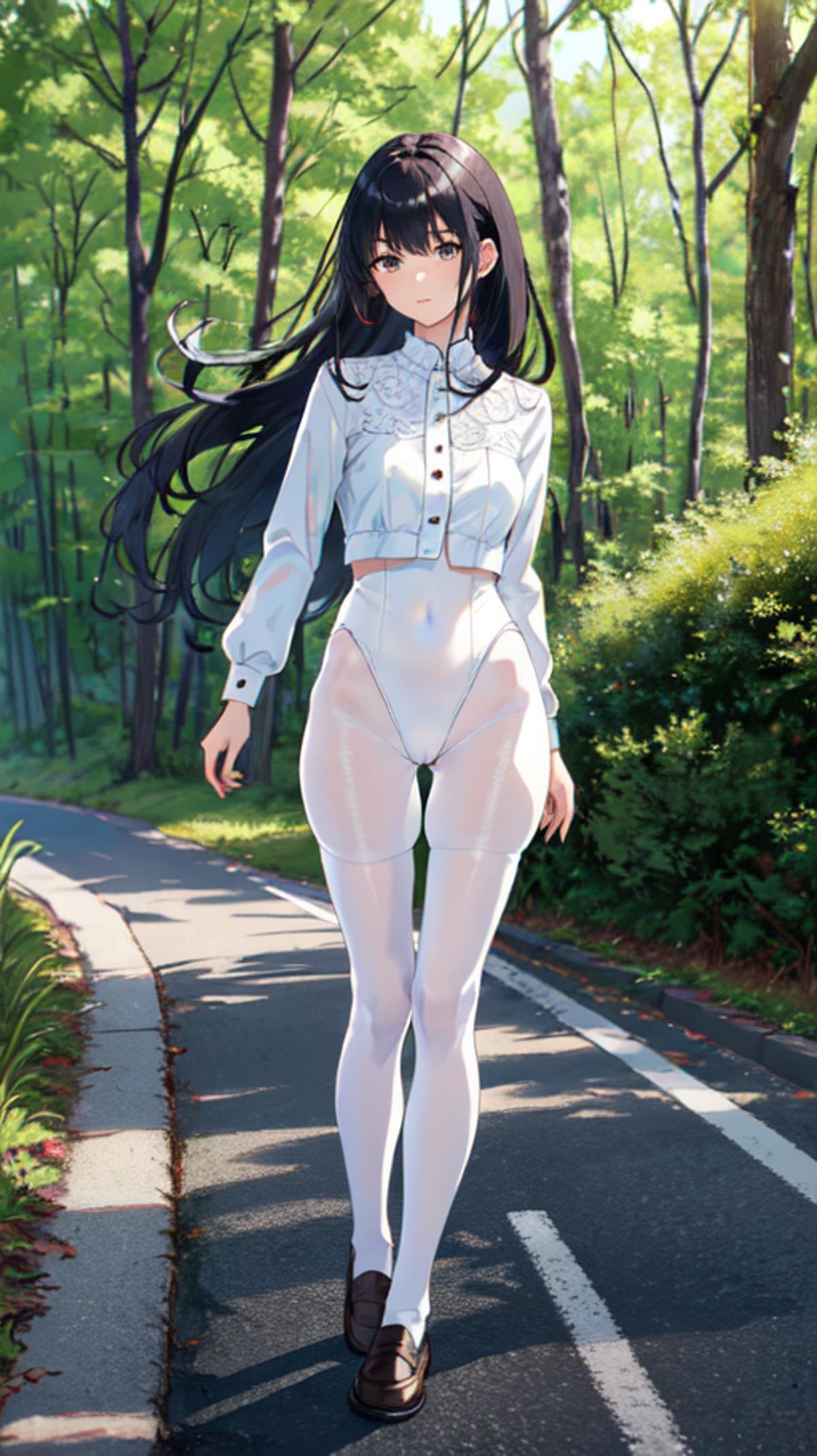 jk制服 白丝裤袜 serafuku white pantyhose and loafers - v1.0 | Stable Diffusion LoRA | Civitai