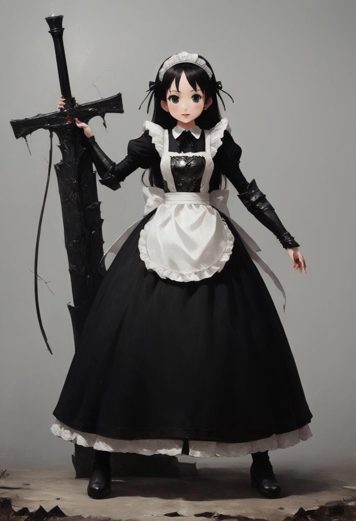 Anime Girl w/ Big Sword - Anime Girl w/ Big Sword Showcase | Civitai