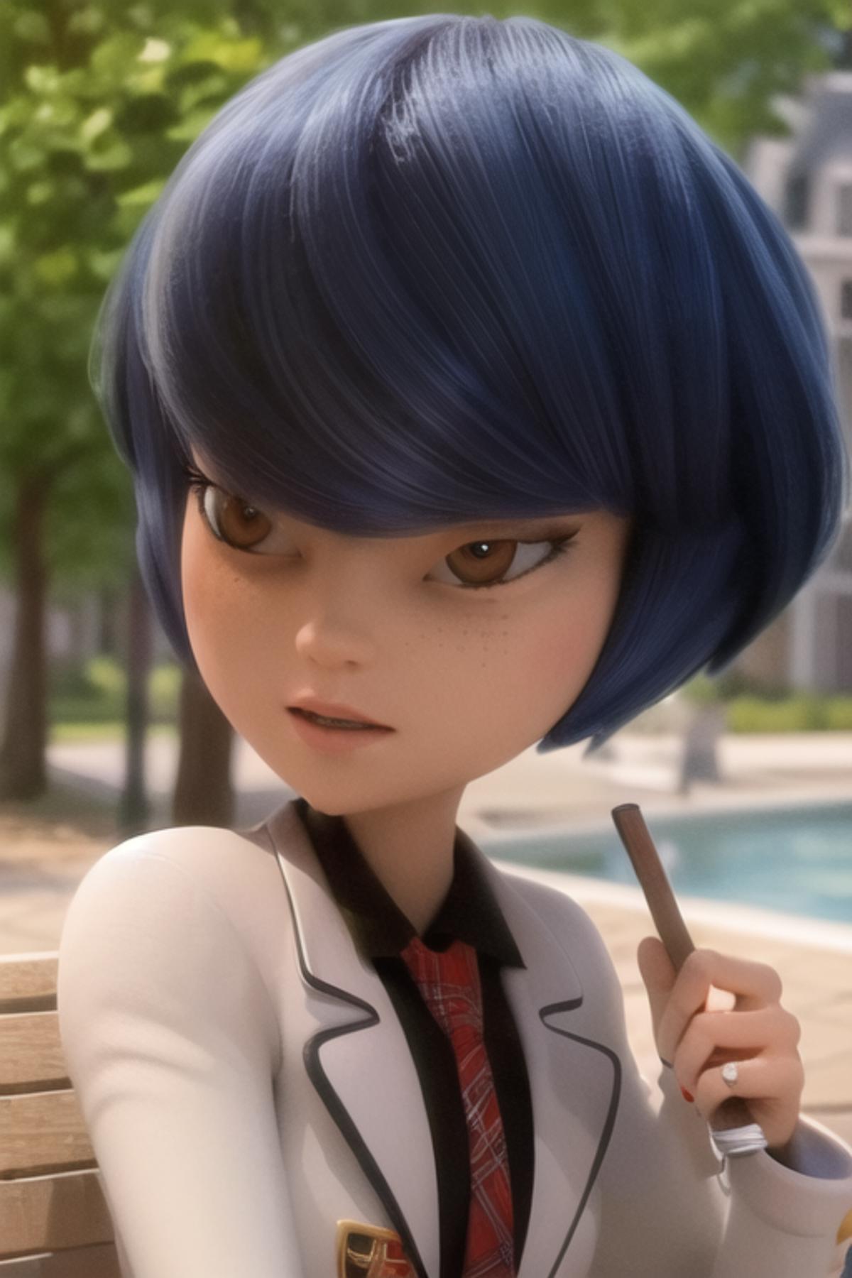 Kagami Tsurugi (Miraculous Ladybug) - v1.0 | Stable Diffusion LoRA | Civitai