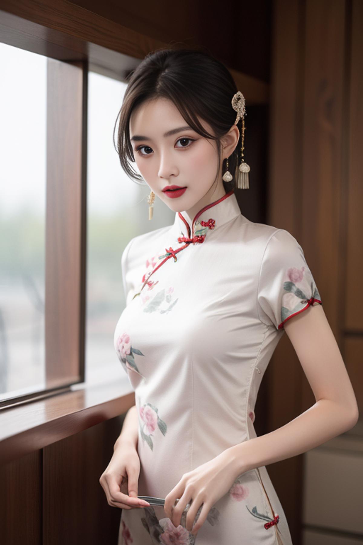 A simple china dress 一件简单的旗袍 - v2.0 | Stable Diffusion LoRA | Civitai