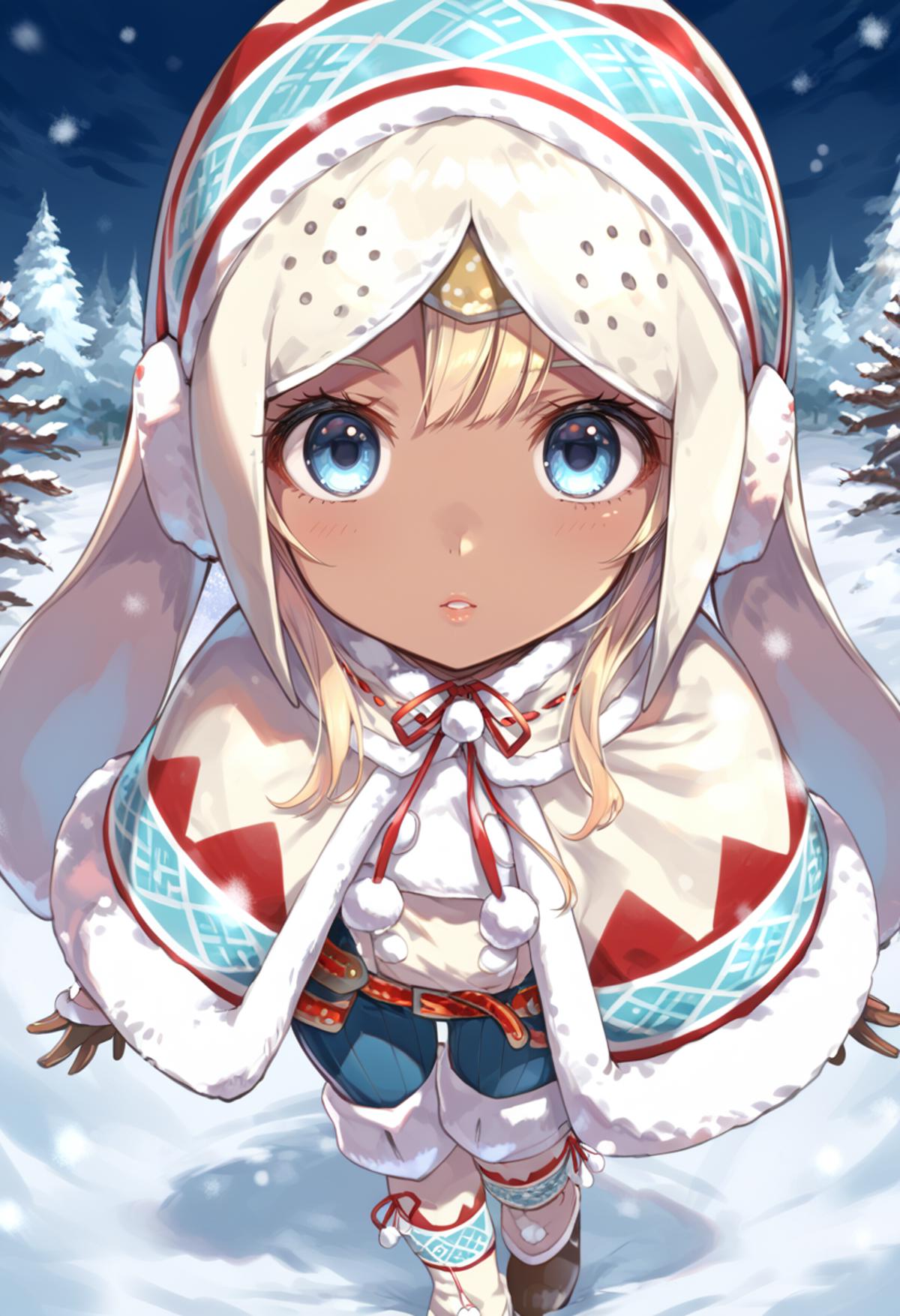 Monster Hunter - Lagombi Armor (ウルク装備) ponyXL - v1.0 | Stable Diffusion ...