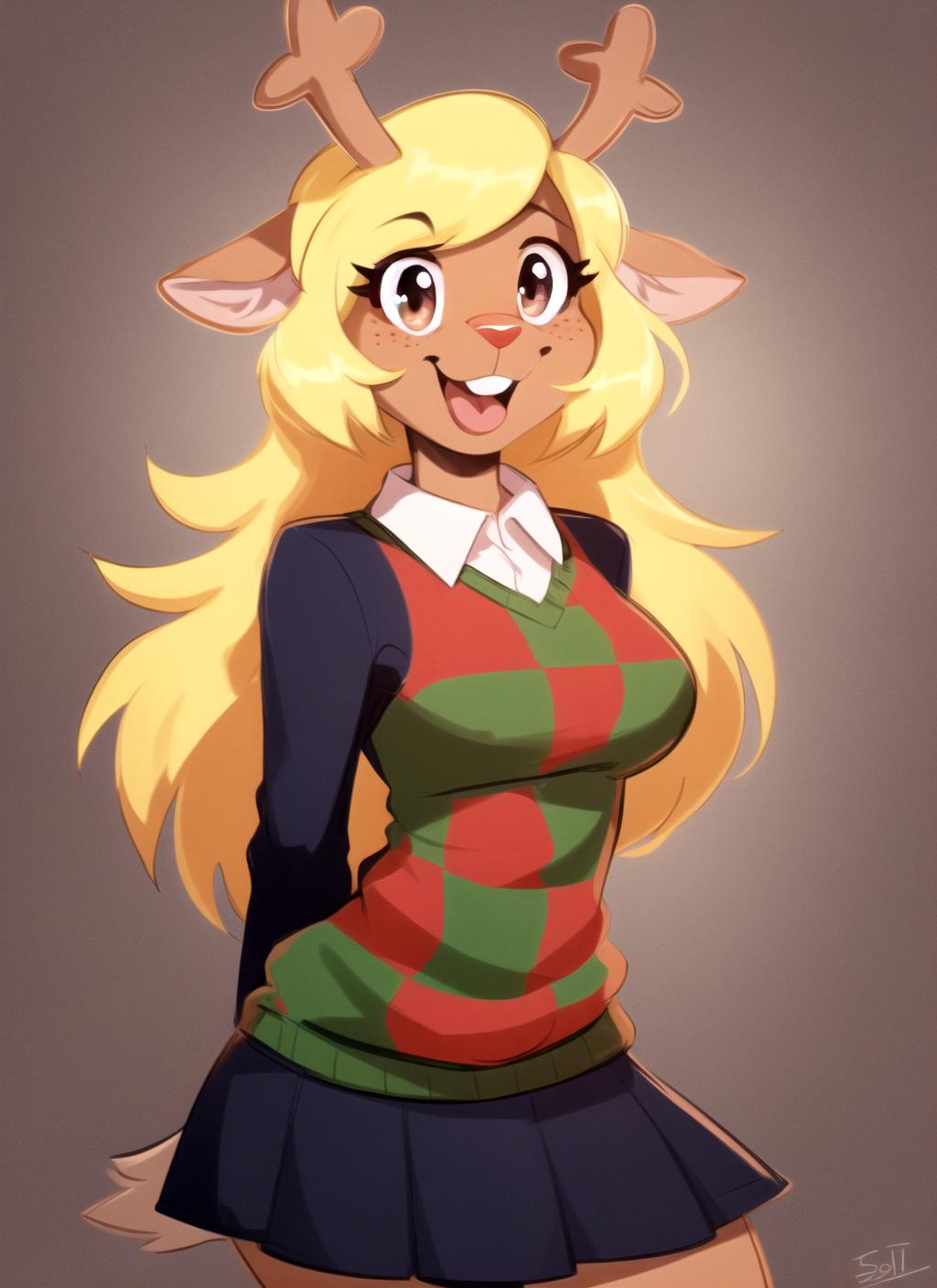 Noelle Holiday (Deltarune) - v1 | Stable Diffusion LoRA | Civitai