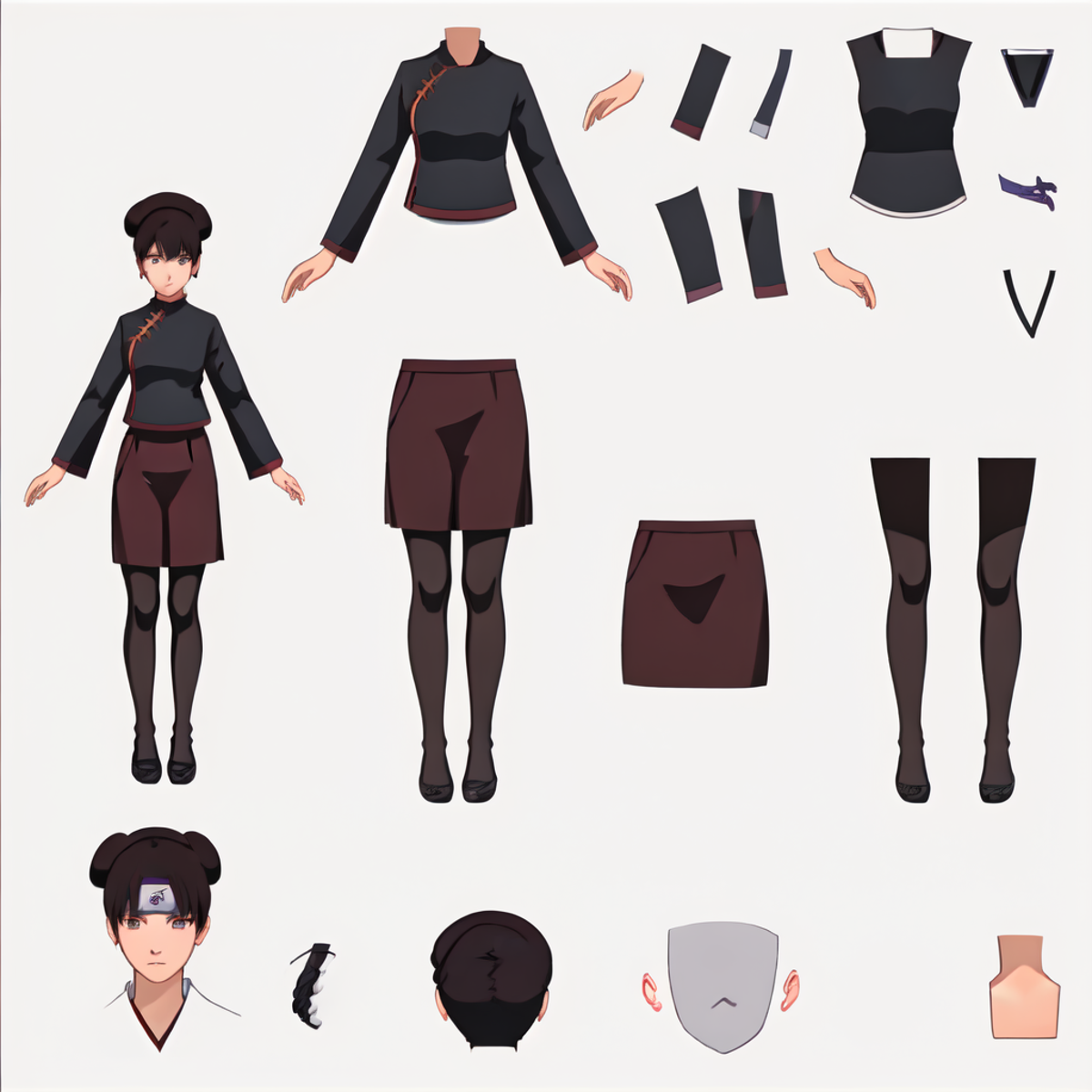 Vtuber - LIVE2D Split Model VTuber - Virtual YouTuber - 1.0