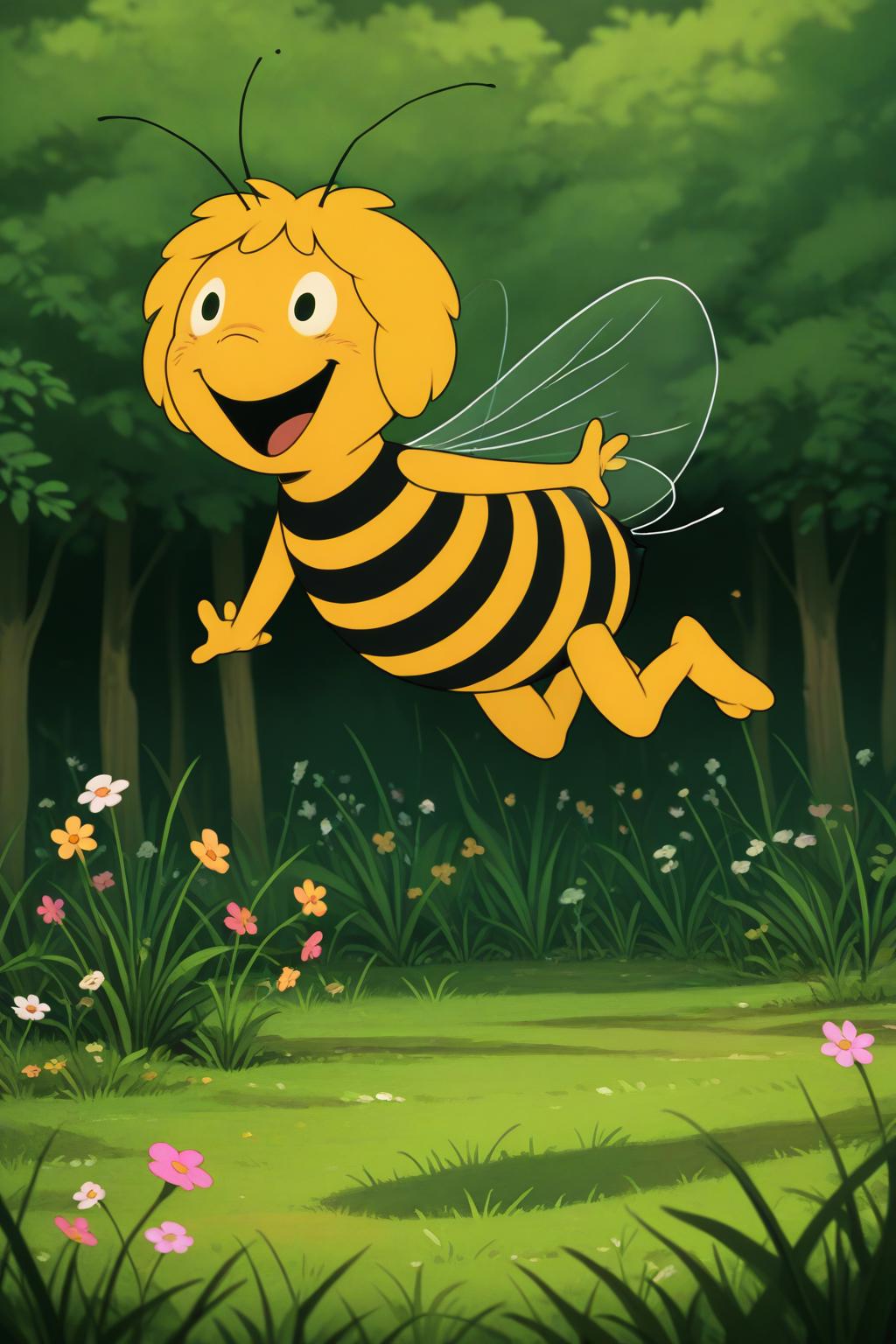 Maya マーヤ // Pony Character LoRA // Maya the Bee みつばちマーヤの冒険 (Mitsubachi Maaya no Bouken ...