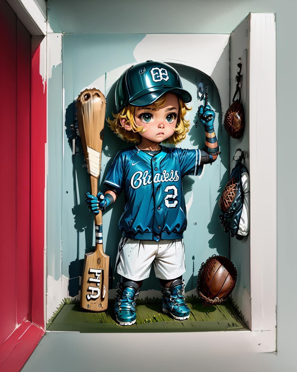 Simple blue background images generated with AI