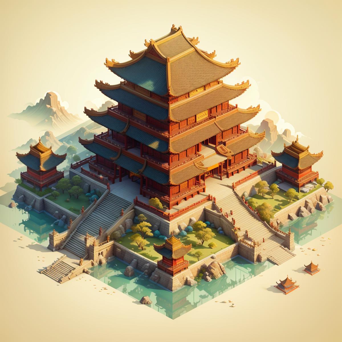 Isometric_Chinese_style_architecture_v1.safetensors - ComfyUI Cloud