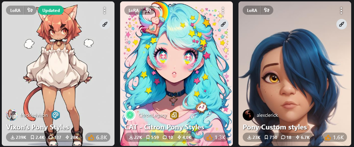 Styles for Pony Diffusion (Multiple Styles in Single Posts) | Civitai