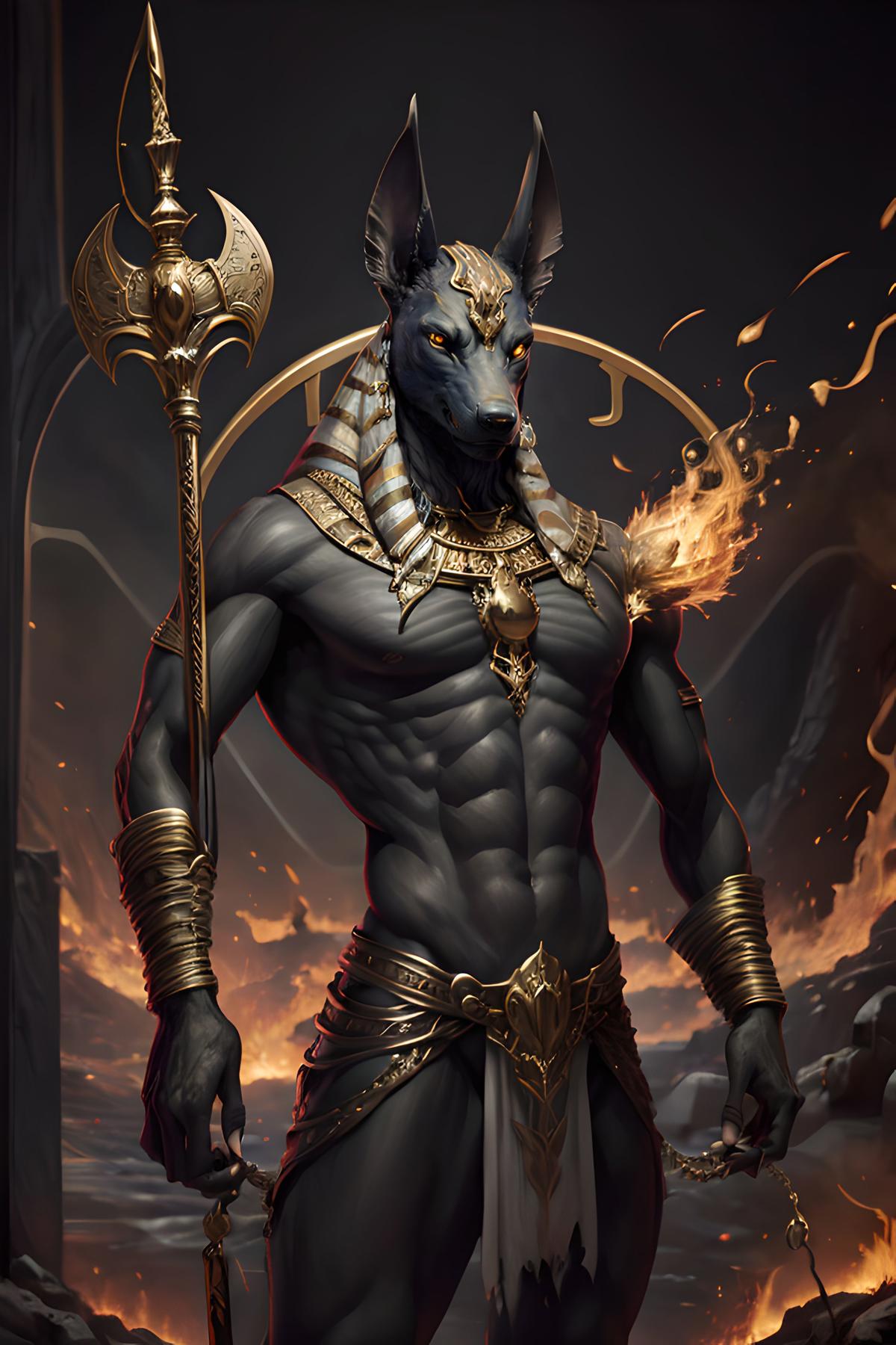 Fantasy Character/西幻神话生物 Review Please - Anubis v1.0 | Stable Diffusion LoRA | Civitai