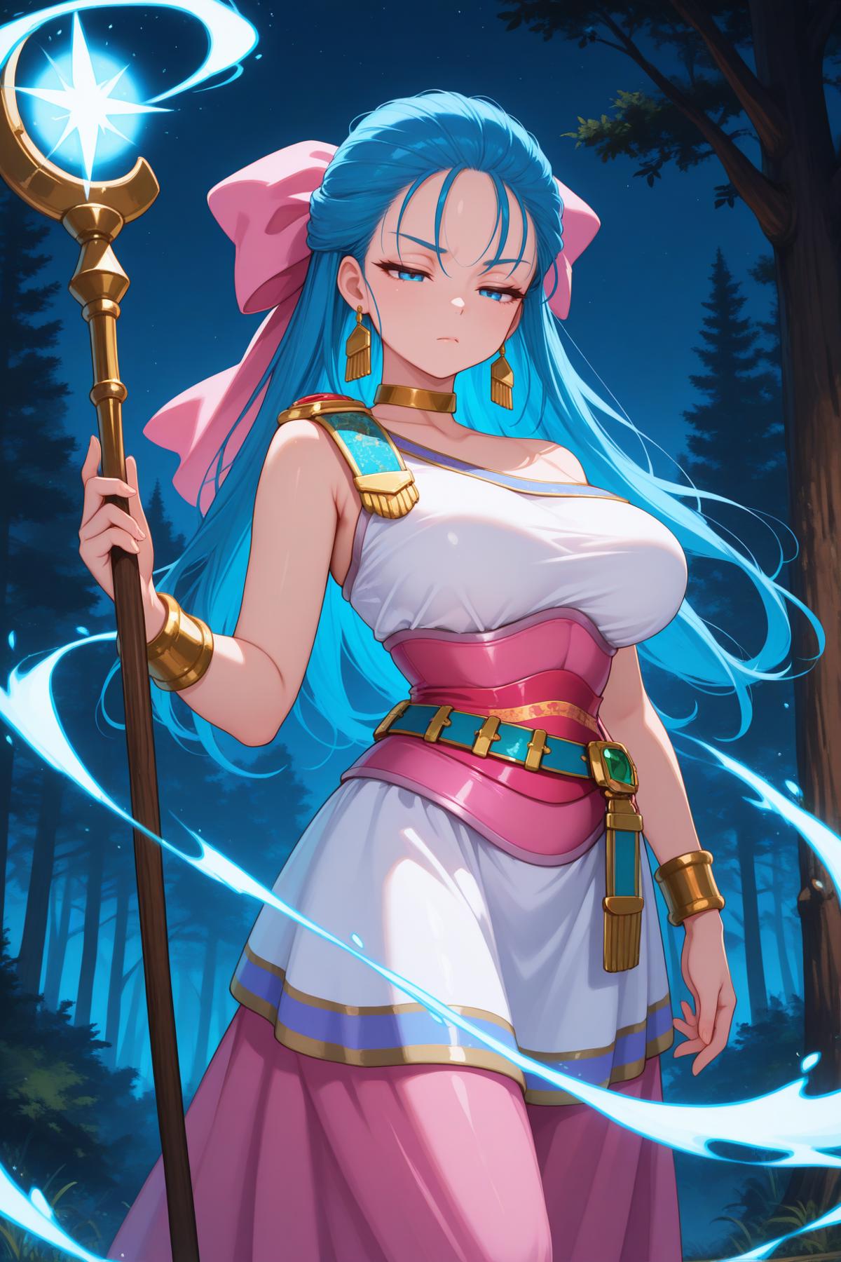 Nera Briscoletti/Flora/フローラ (Dragon Quest V: Hand of the Heavenly Bride) SDXL LoRA [Illustrious ...