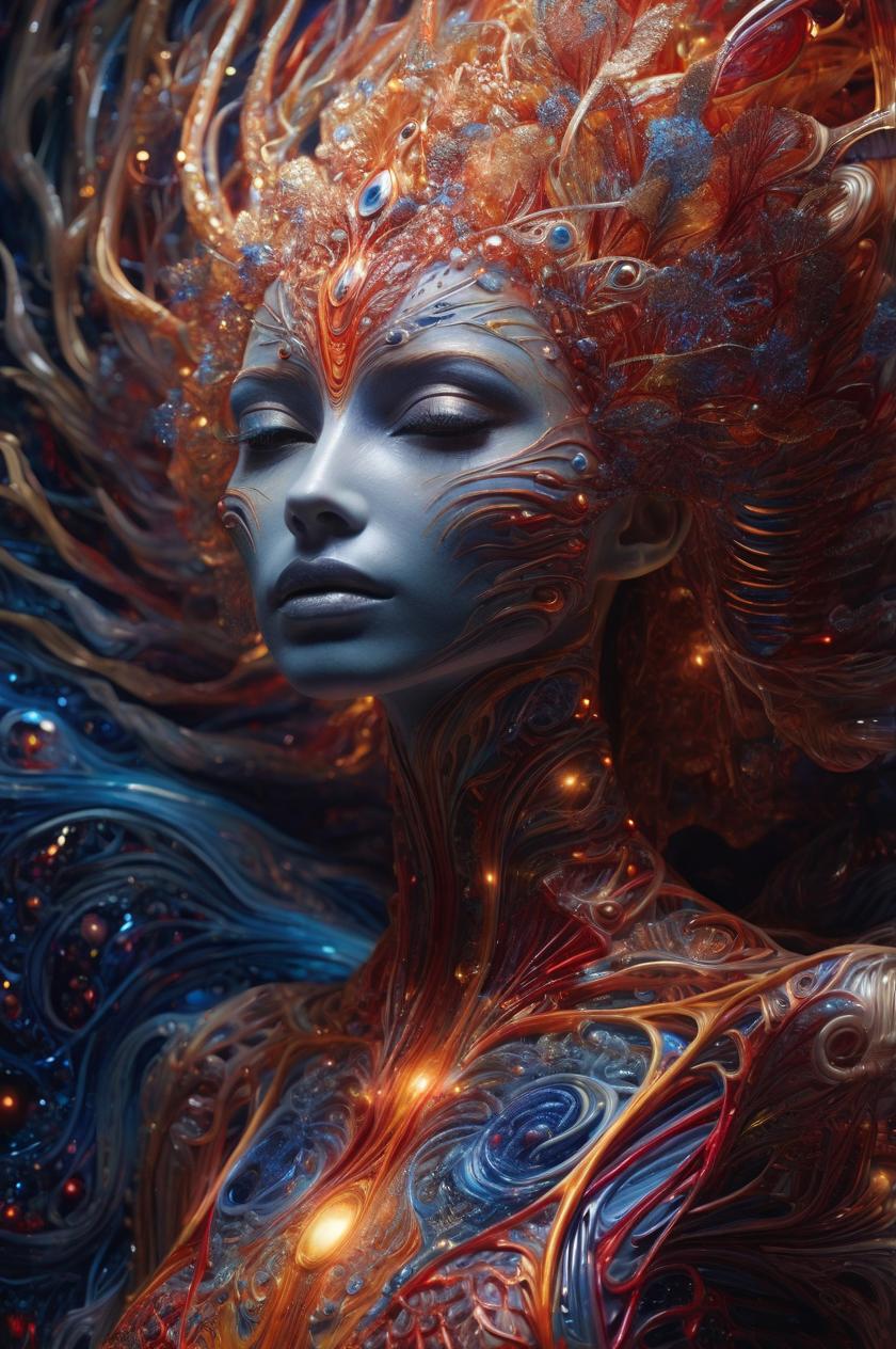 AI Image Creation Highly detailed, ethereal beings with sw - AIEasyPic