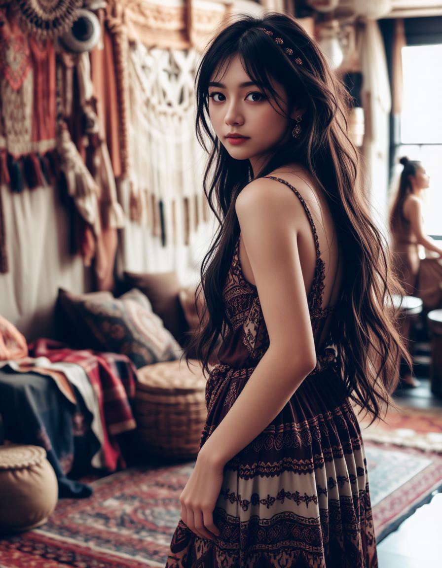 FLUX - Boho Asian AI Girl - schnell - v1.0 Showcase | Civitai