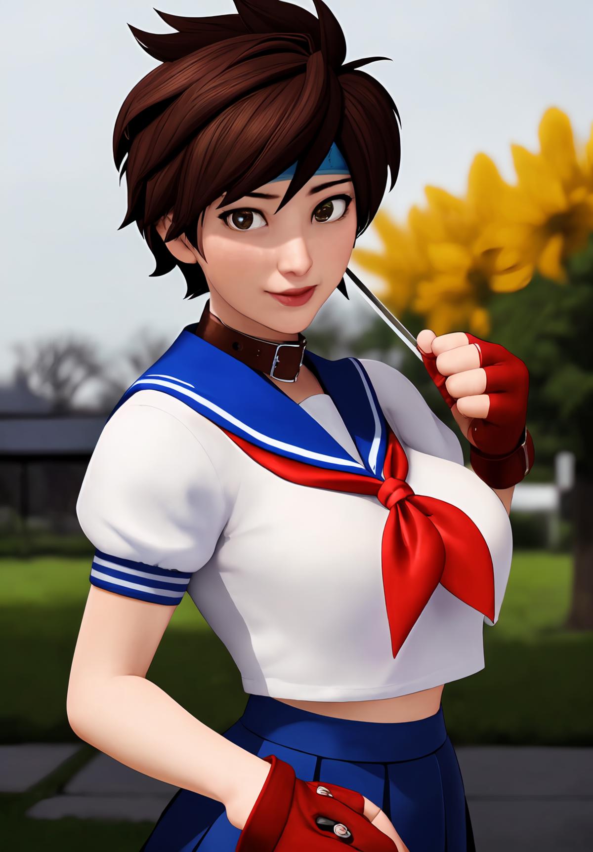Sakura Kasugano - Street Fighter - v1.0 | Stable Diffusion LoRA | Civitai