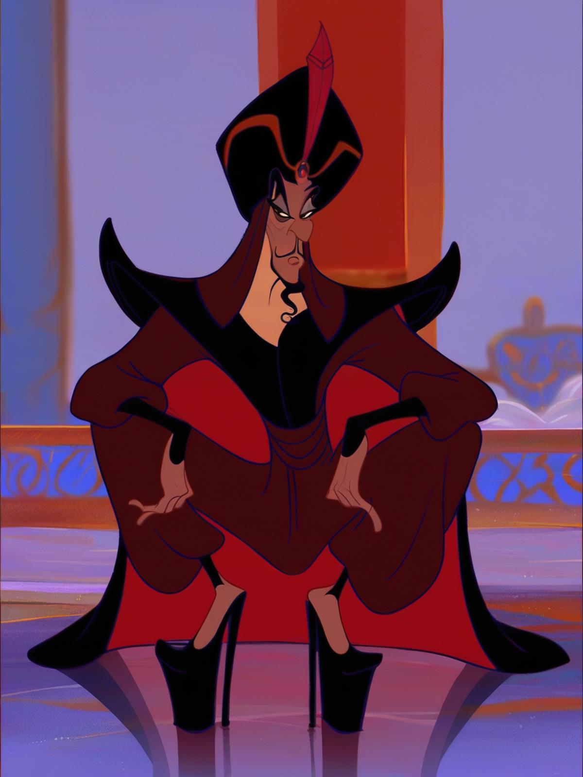 Jafar (Aladdin 1992 film) PonyDiffusionXL Jafar (Aladdin 1992 film) PonyDiffusionXL
