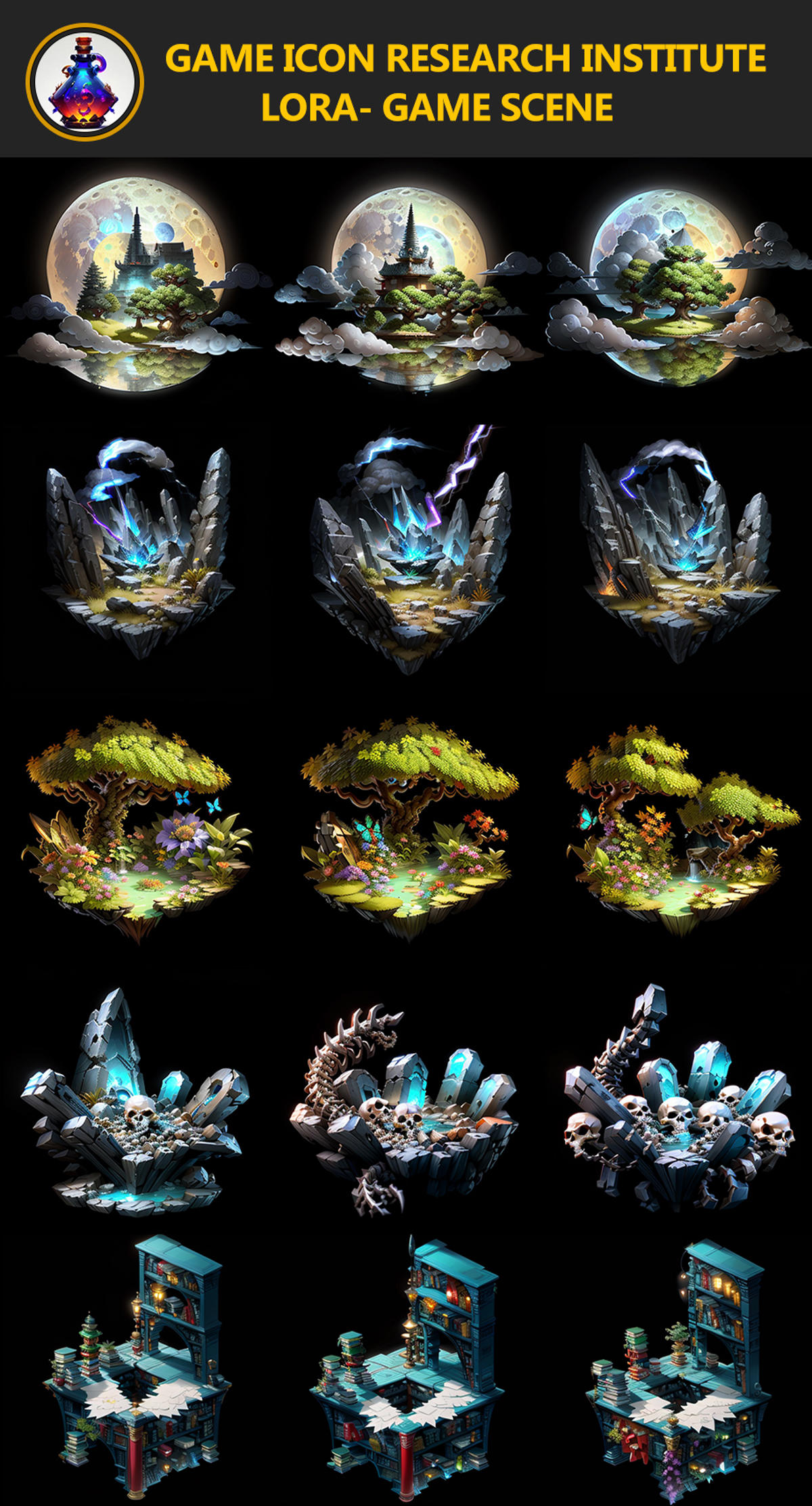 GameIconResearch_Scene_Lora - v1.0 | Stable Diffusion LoRA | Civitai