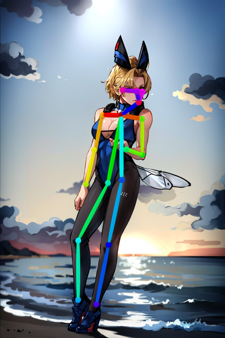 Beach Poses - Beach Poses | Stable Diffusion Poses | Civitai