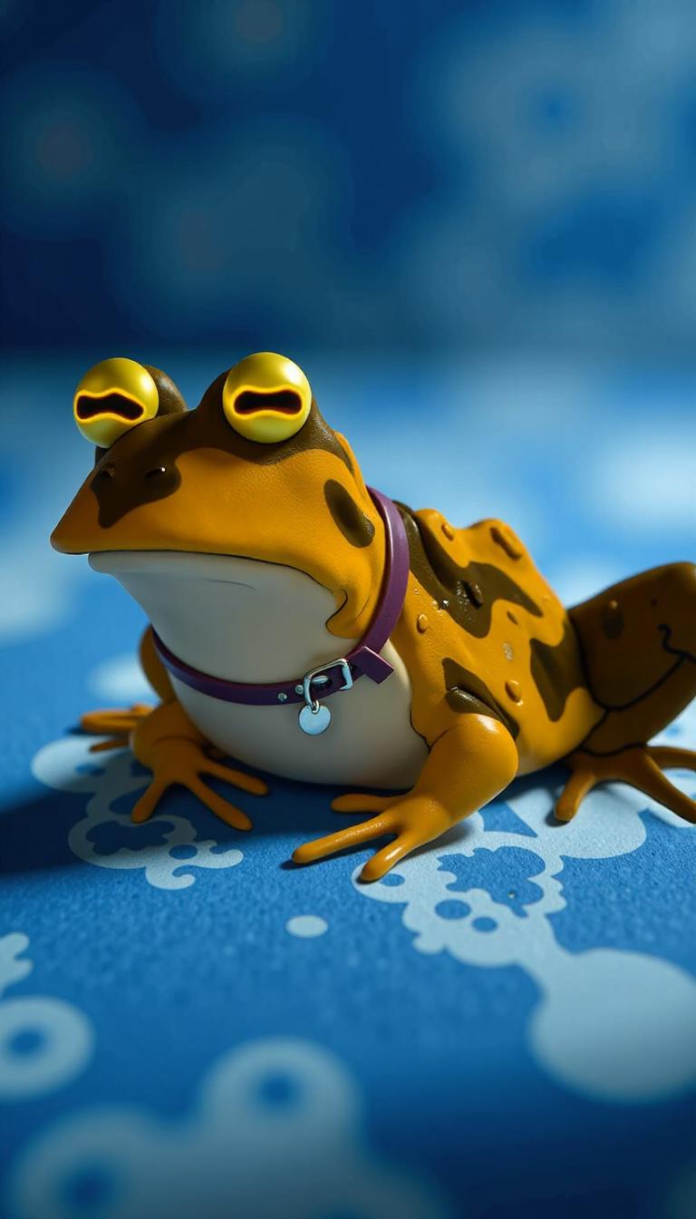 AI Creation HYPNOTOAD WITH MESME - AIEasyPic