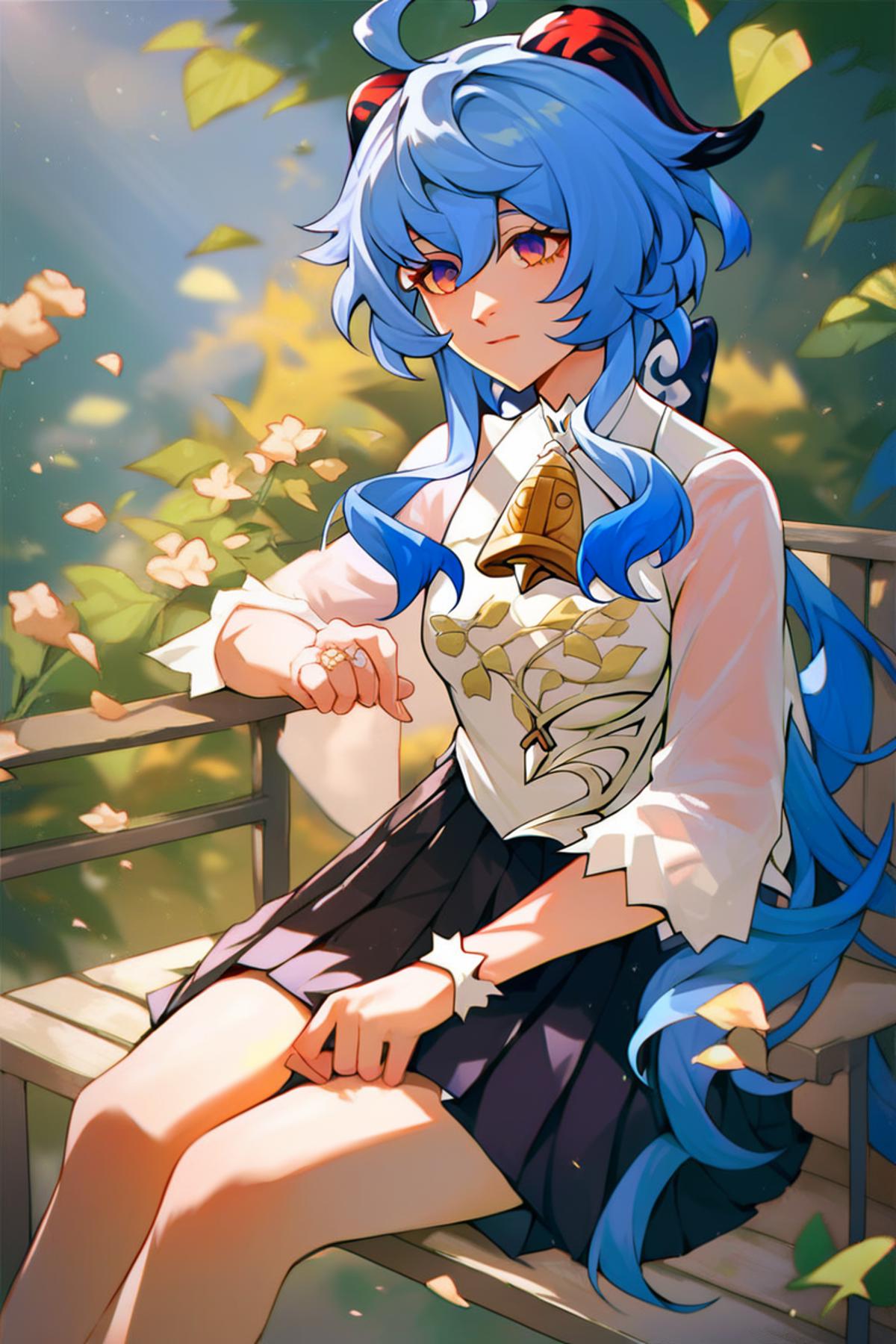 ganyu_xicha_clothes_甘雨喜茶衣装 - v1.0 | Stable Diffusion LoRA | Civitai