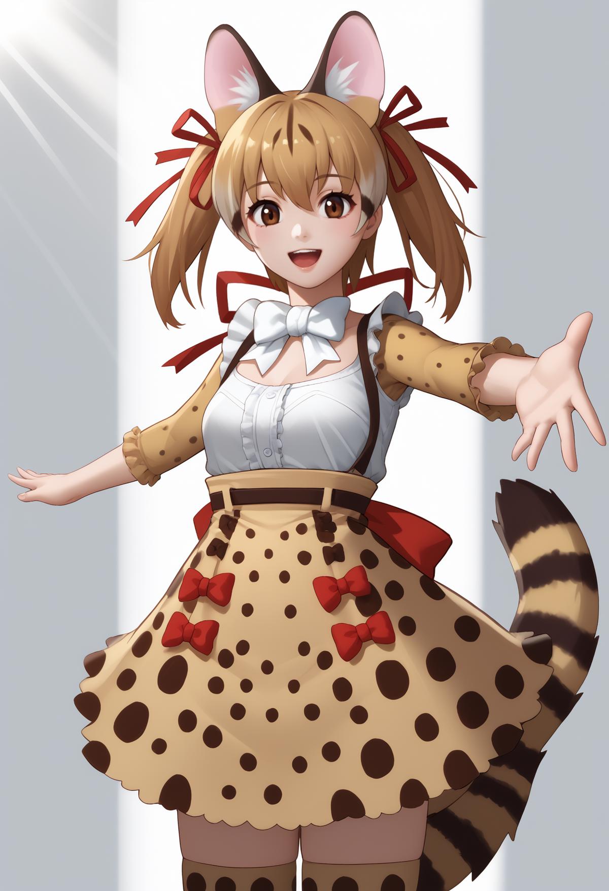 [PonyV6 XL] Large-Spotted Genet | Kemono Friends - v1.0 | Stable Diffusion LoRA | Civitai