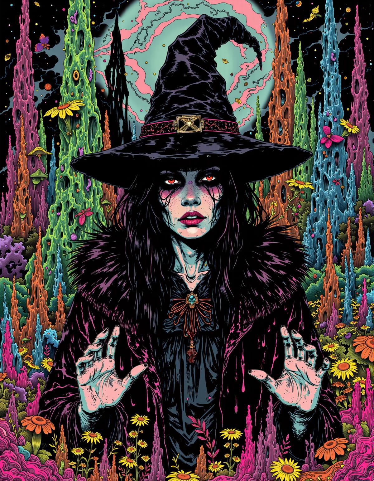 The Psychedelic Witch | Civitai