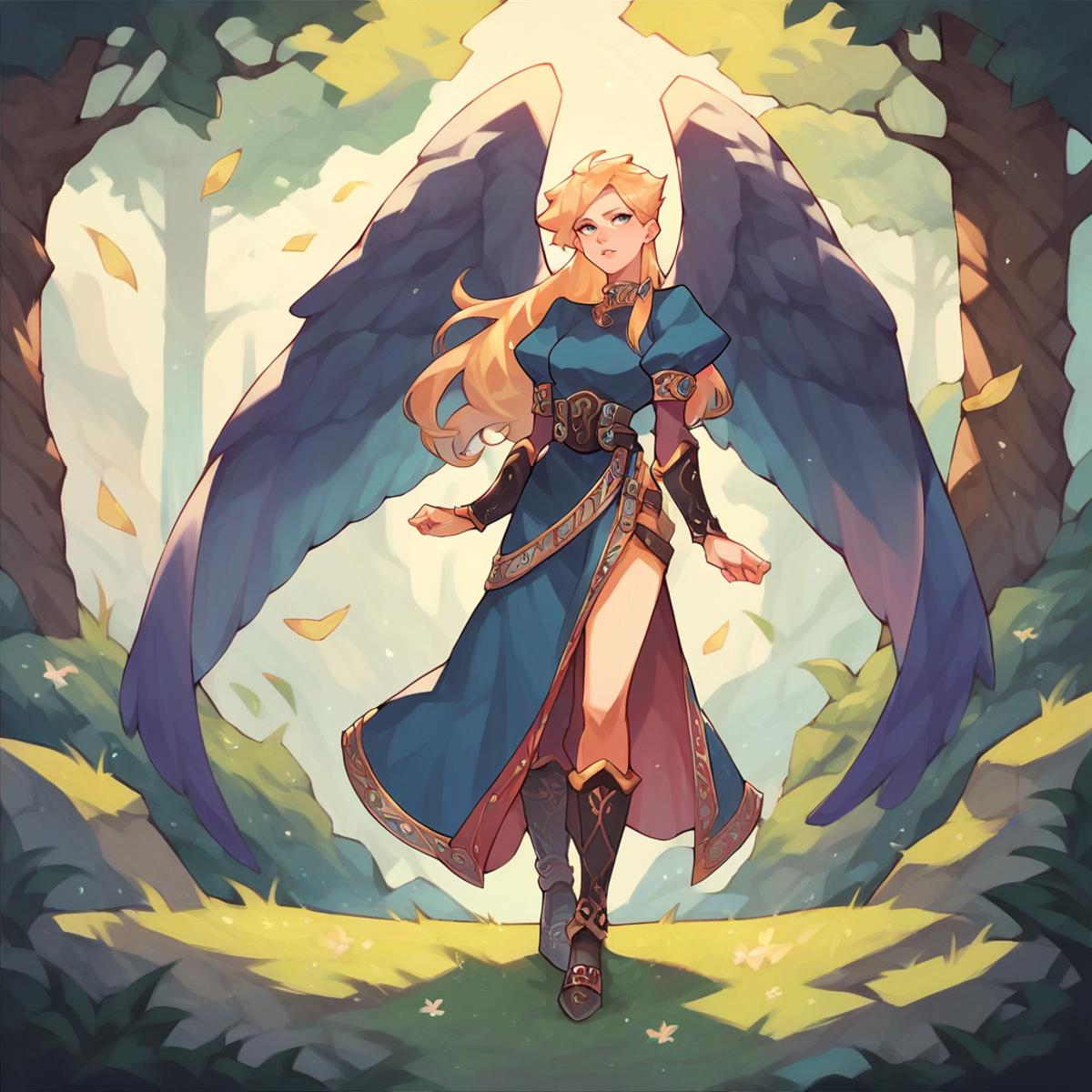 Nina (Breath of Fire 2) - Character (PonyXL) - v1.0 | Stable Diffusion LoRA | Civitai