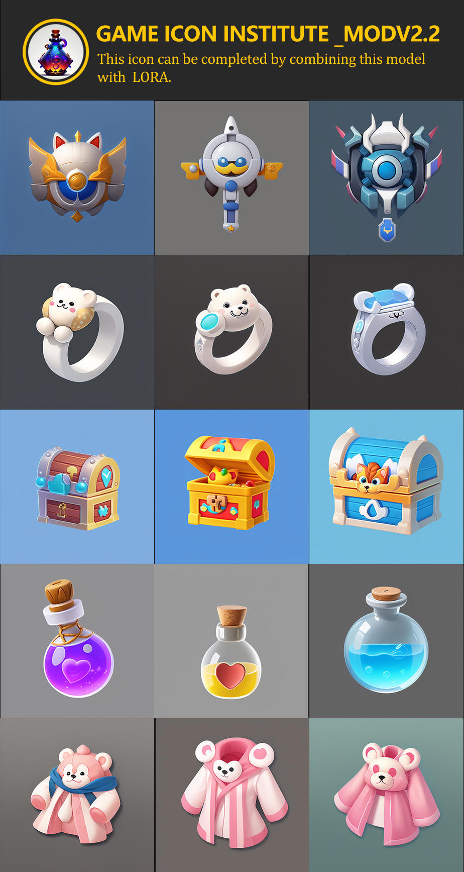 Game icon Institute_mode - v2.2 | Stable Diffusion Checkpoint | Civitai