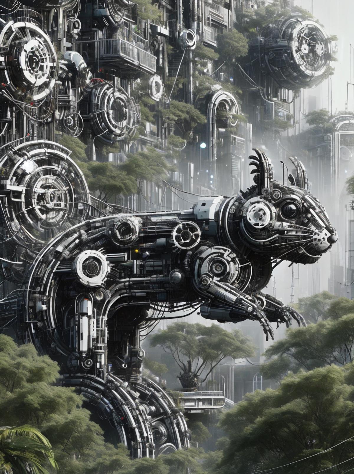 Mech Dystopia Style SDXL - SD 1.5 Showcase | Civitai