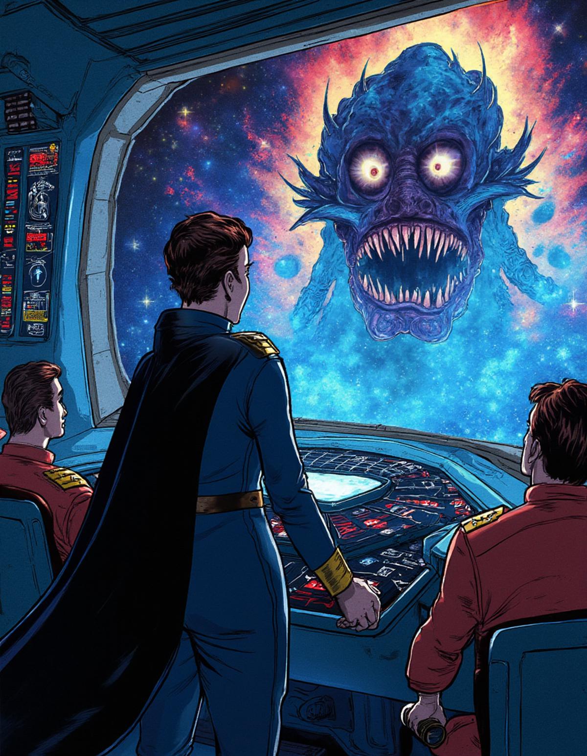 Captain Condor - Retro 50s Comic Style (Flux) - V1 | Stable Diffusion ...