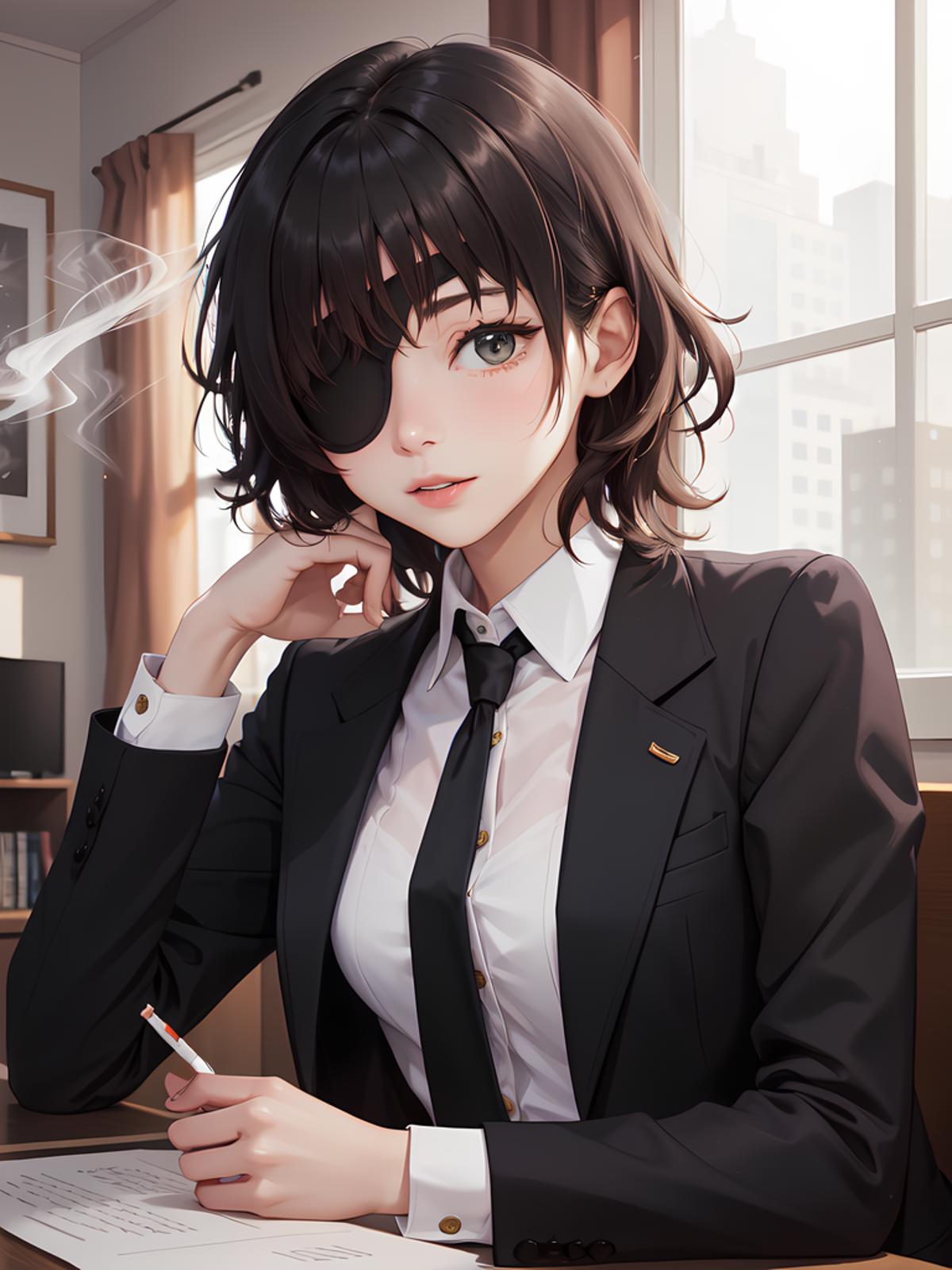 [LoRA] Himeno (Chainsaw Man) 🕴️ - v1.0 | Stable Diffusion LoRA | Civitai