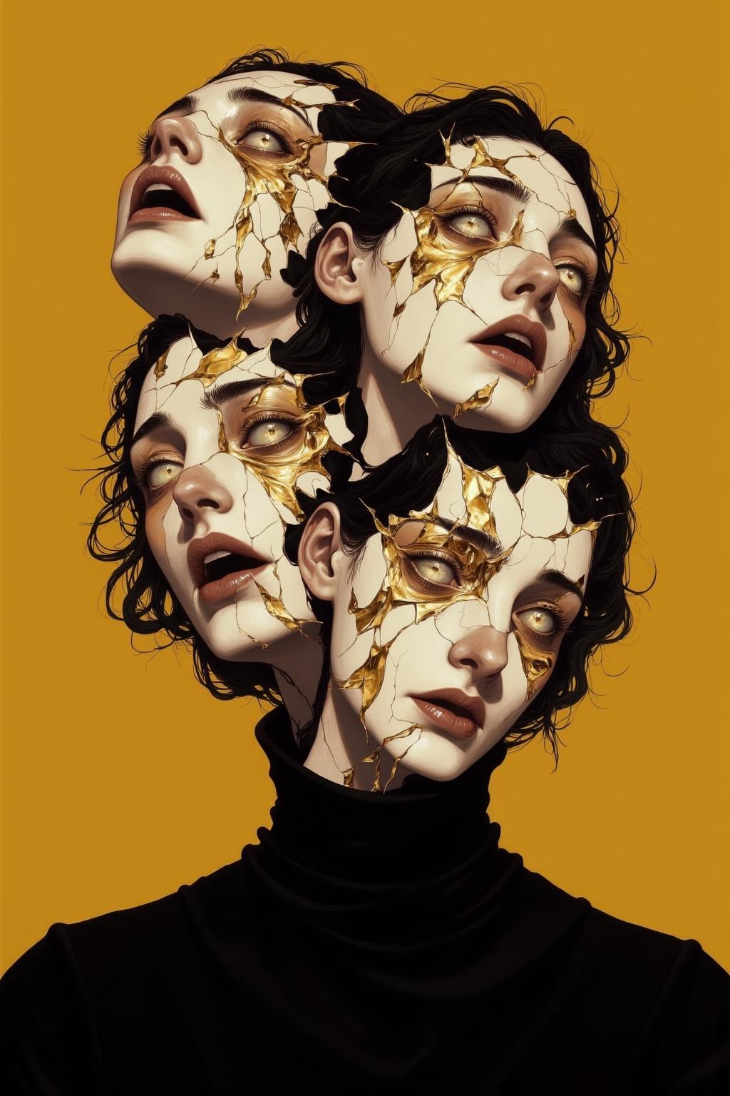 Flux.1_Ethereal Fracture · Surreal Portraiture · Deconstructed ...