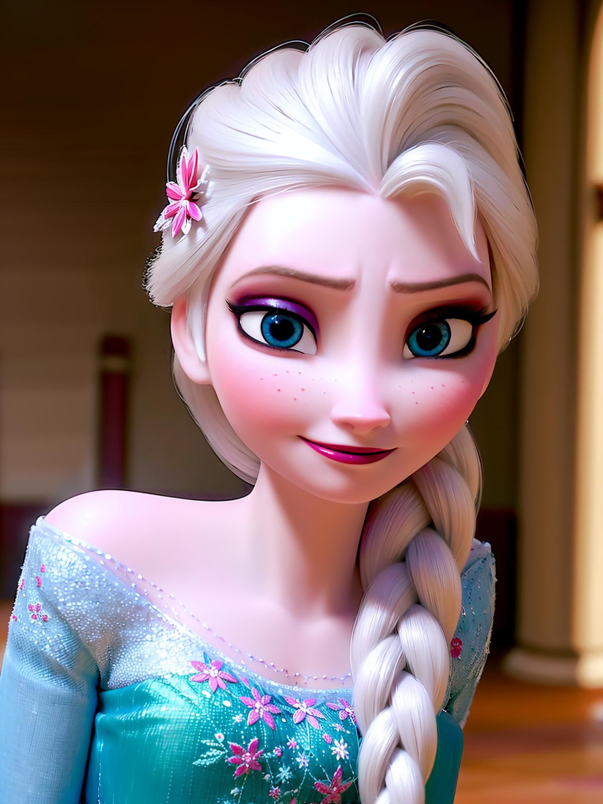 Frozen elsa - attempt to match the original character - v1.0 | Stable Diffusion LoRA | Civitai