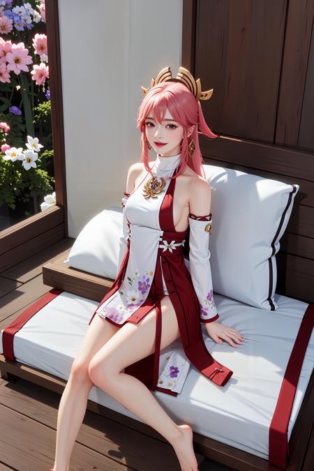 八重神子原神 Yae Miko Genshin Impact - Yae MikoV1 | Stable Diffusion LoRA | Civitai