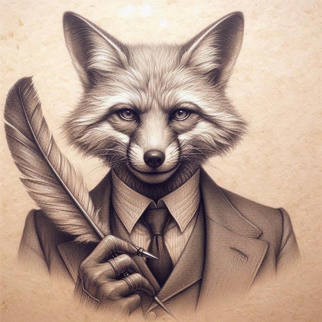 “Django Renard” pencil on paper | Civitai